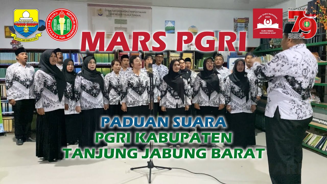 Mars PGRI Kabupaten Tanjung Jabung Barat - YouTube