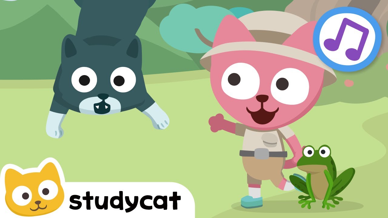 Animals Up There 🐸 | Nursery Rhymes & Kids Songs 🎶| Learn English ...