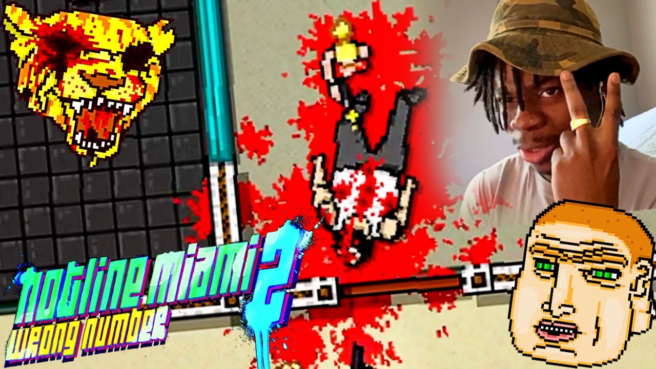 the BEGINNING of something BRUTAL| HOTLINE MIAMI 2 PART 1 - YouTube