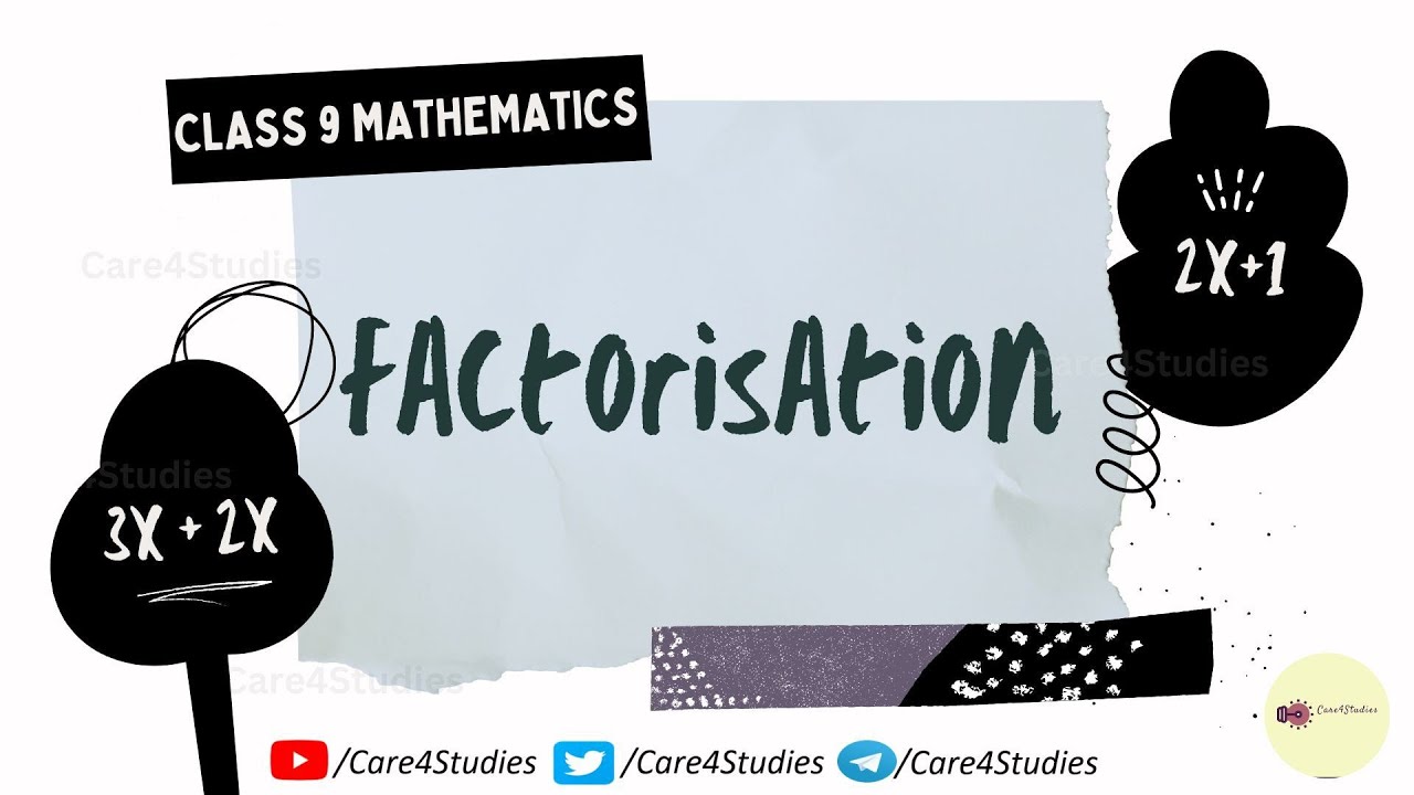 Factorisation | Unit - 2 Polynomials | Class - 9 | Mathematics - YouTube
