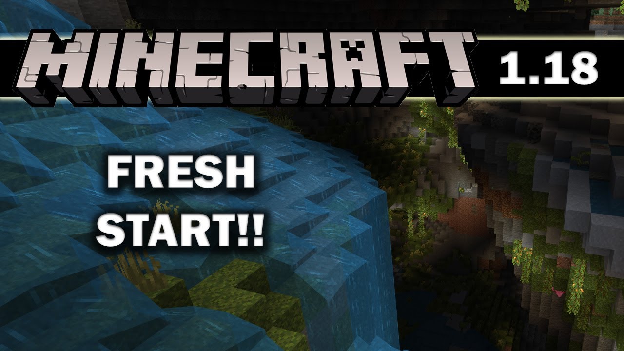 Minecraft 1.18 (Cliffs and Caves) - Longplay Series - Fresh new world ...