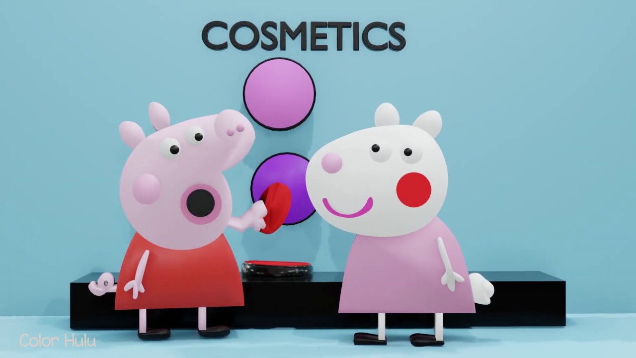 💖Peppa Pig Helped Susie to Buy a New Blush At Cosmetics Store🧏🏻‍♀️ ...