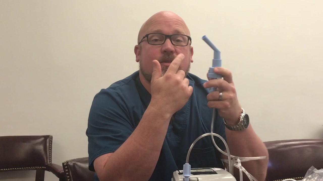 Introduction to Nebulizer and Compressor for bronchiectasis treatments ...