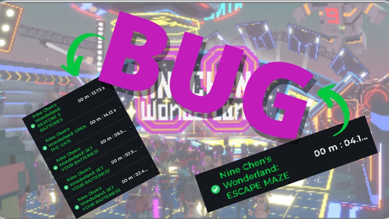 Nine Chen's Wonderland + BUG Batteries 1 2 3 + ESCAPE MAZE: THE SANDBOX ...