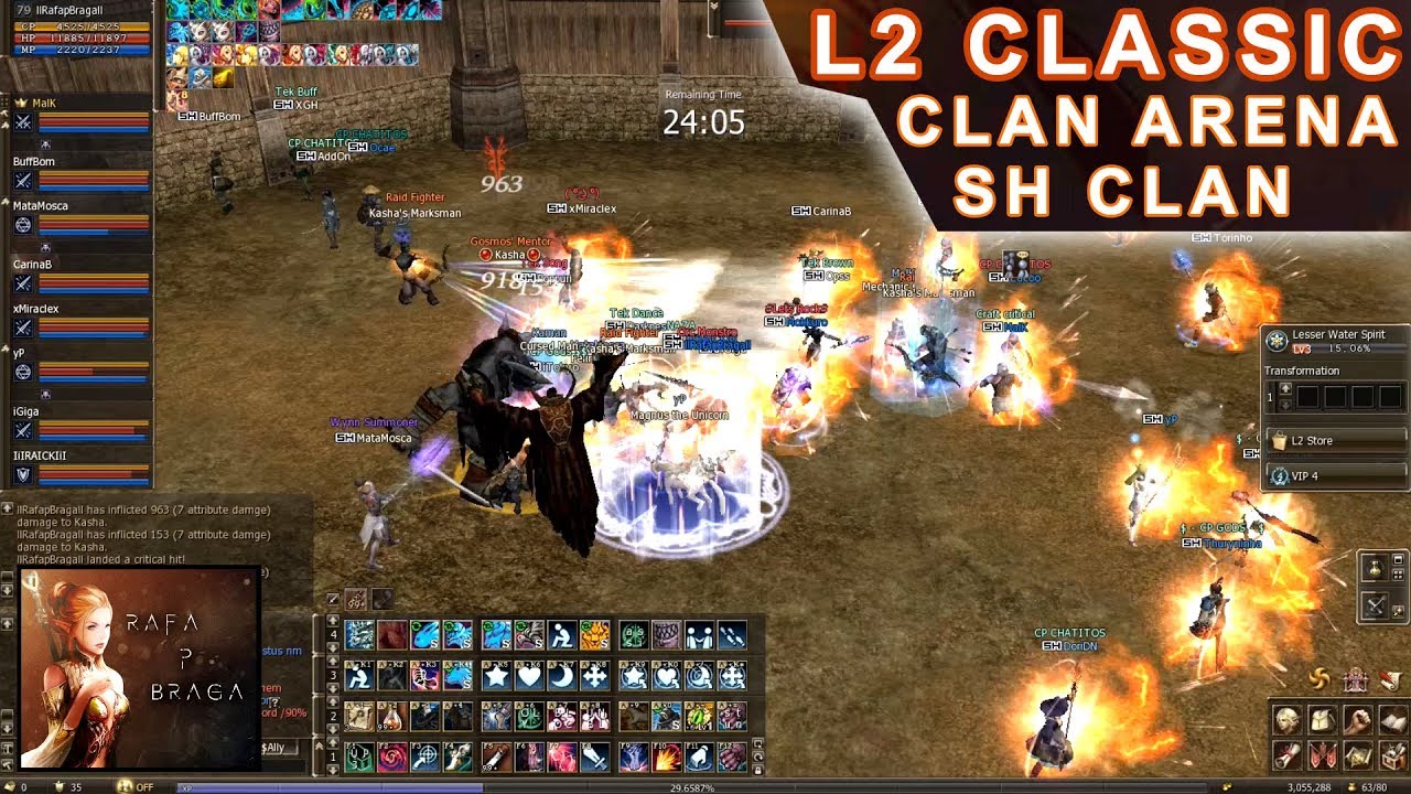 Lineage 2 Classic NA - Nossa última Clan Arena antes do Update Kamael ...