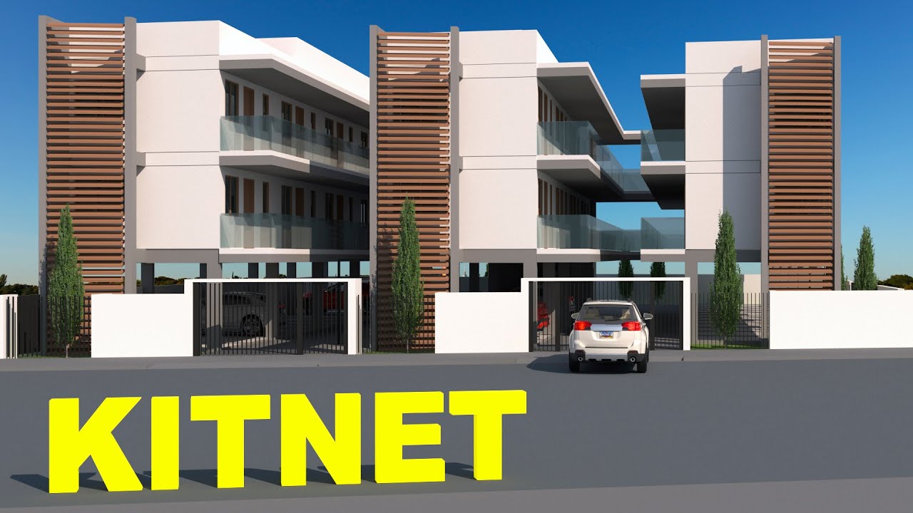 30 KITNETS PARA ALUGAR - KITNET PEQUENA COM FACHADA MODERNA - YouTube