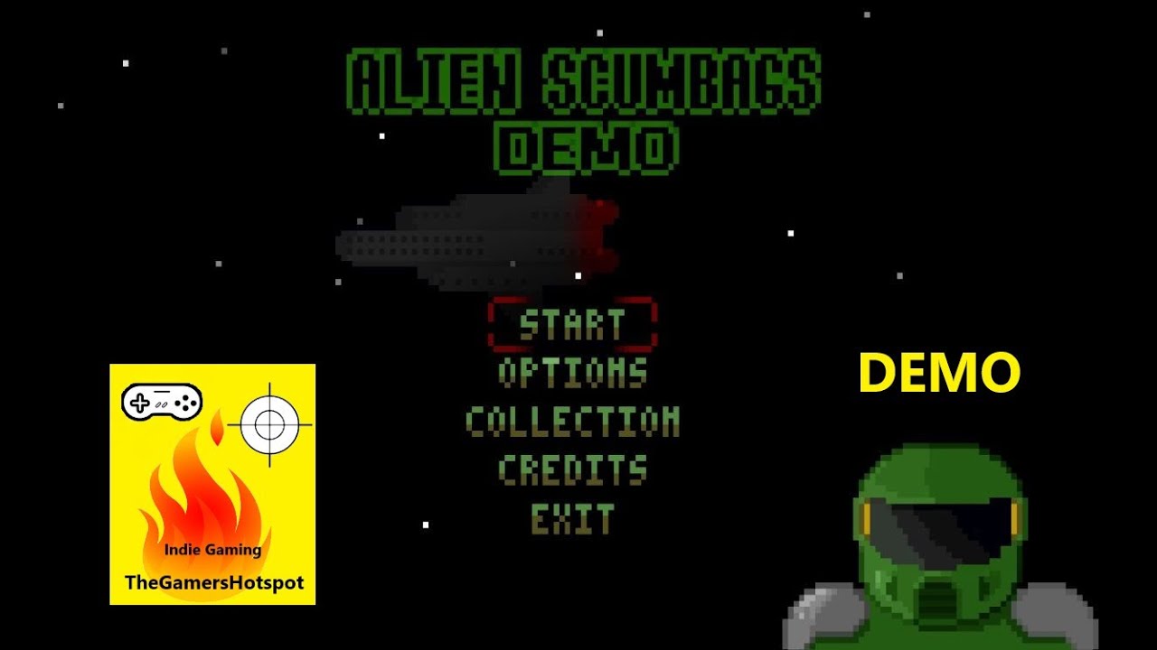 Lets Play Alien Scumbags | Unique 2D Sci-Fi Shooters Indie Game | Demo ...