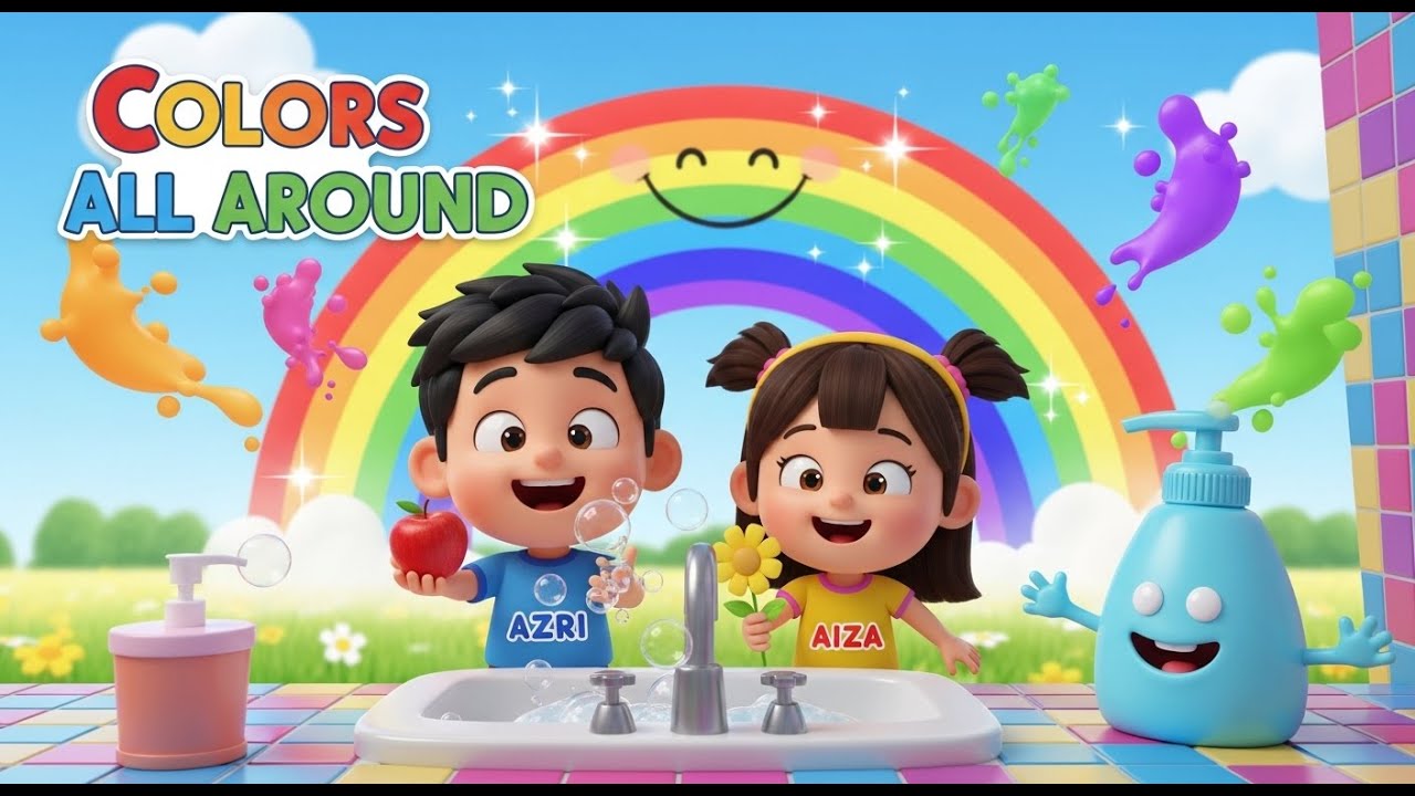 Colors All Around – Azri & Aiza Version - YouTube