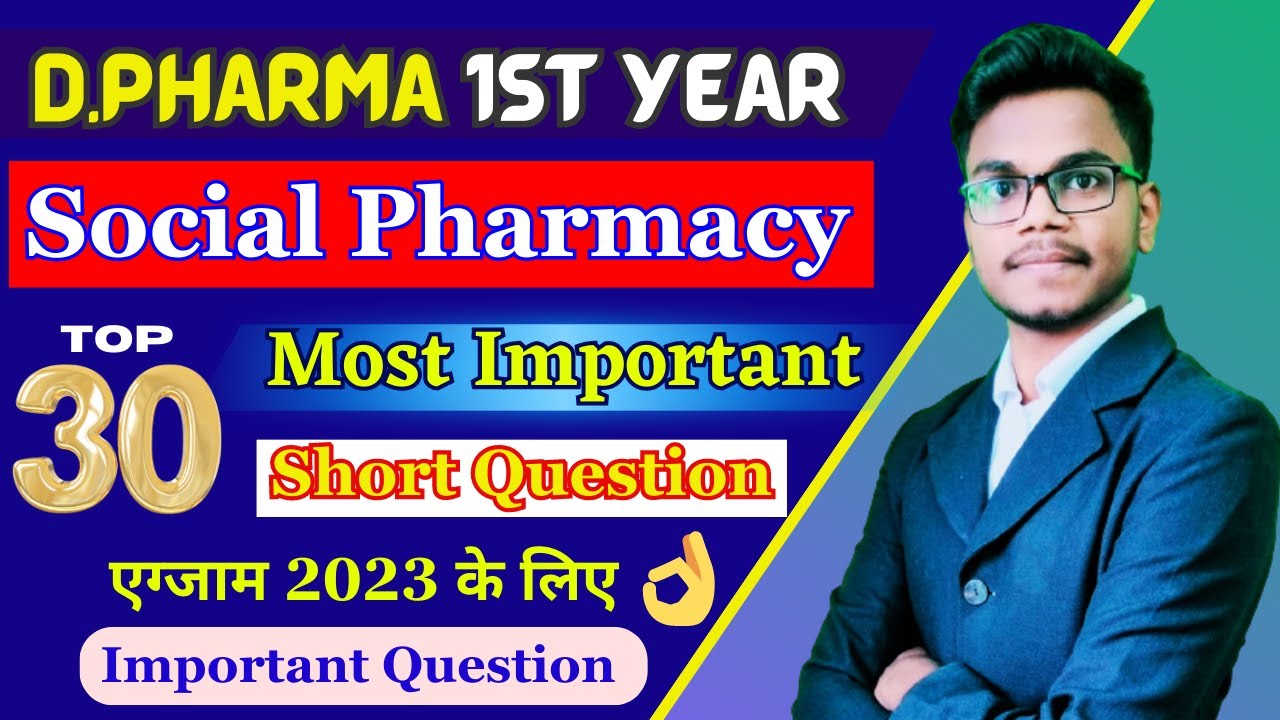Social Pharmacy Important Short Question D Pharma 1st Year Important social-pharmacy-important-short-question-d-pharma-1st-year-important