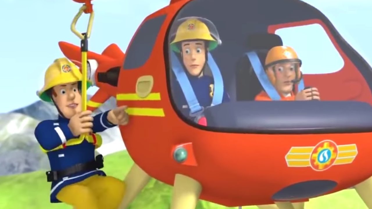 Fireman Sam US 🚒Daring Helicopter Rescue | Best Rescue Compilation 🔥 ...