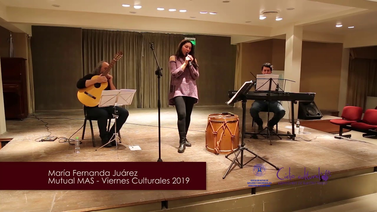 Maria Fernanda Juarez - Mutual MAS - 16 de Agosto - Parte II - YouTube