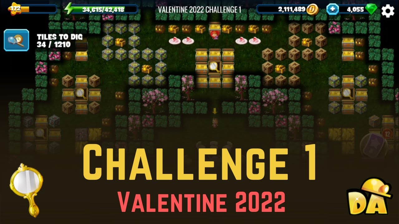 Challenge 1 - Valentine 2022 - Diggy's Adventure - YouTube