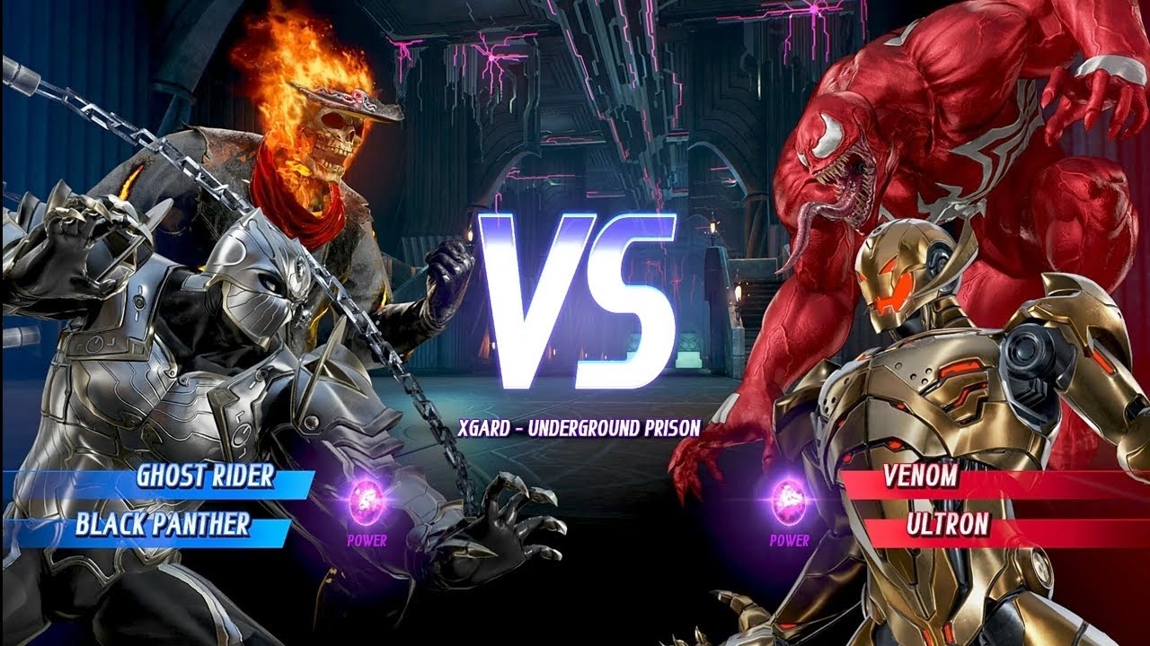 Ghost Rider And Black Panther VS Venom and Ultron 😱 MARVEL VS. CAPCOM ...