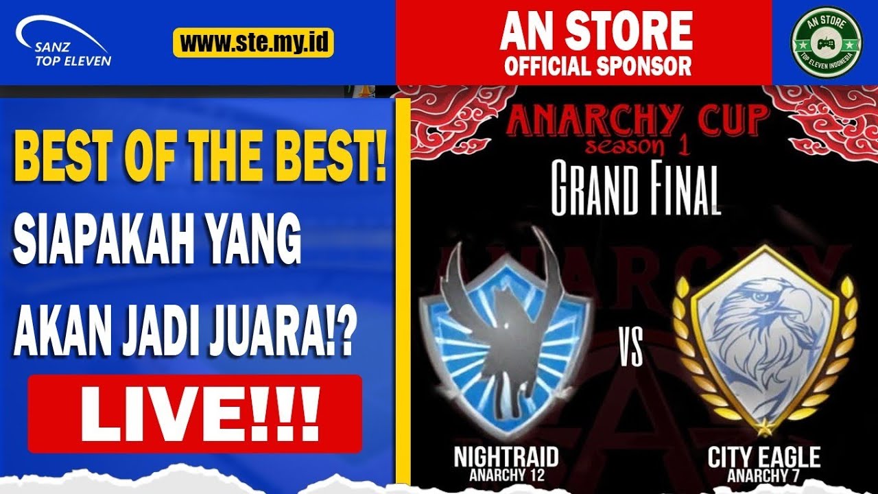 Live Grand Final Anarchy Cup Season 1 - YouTube