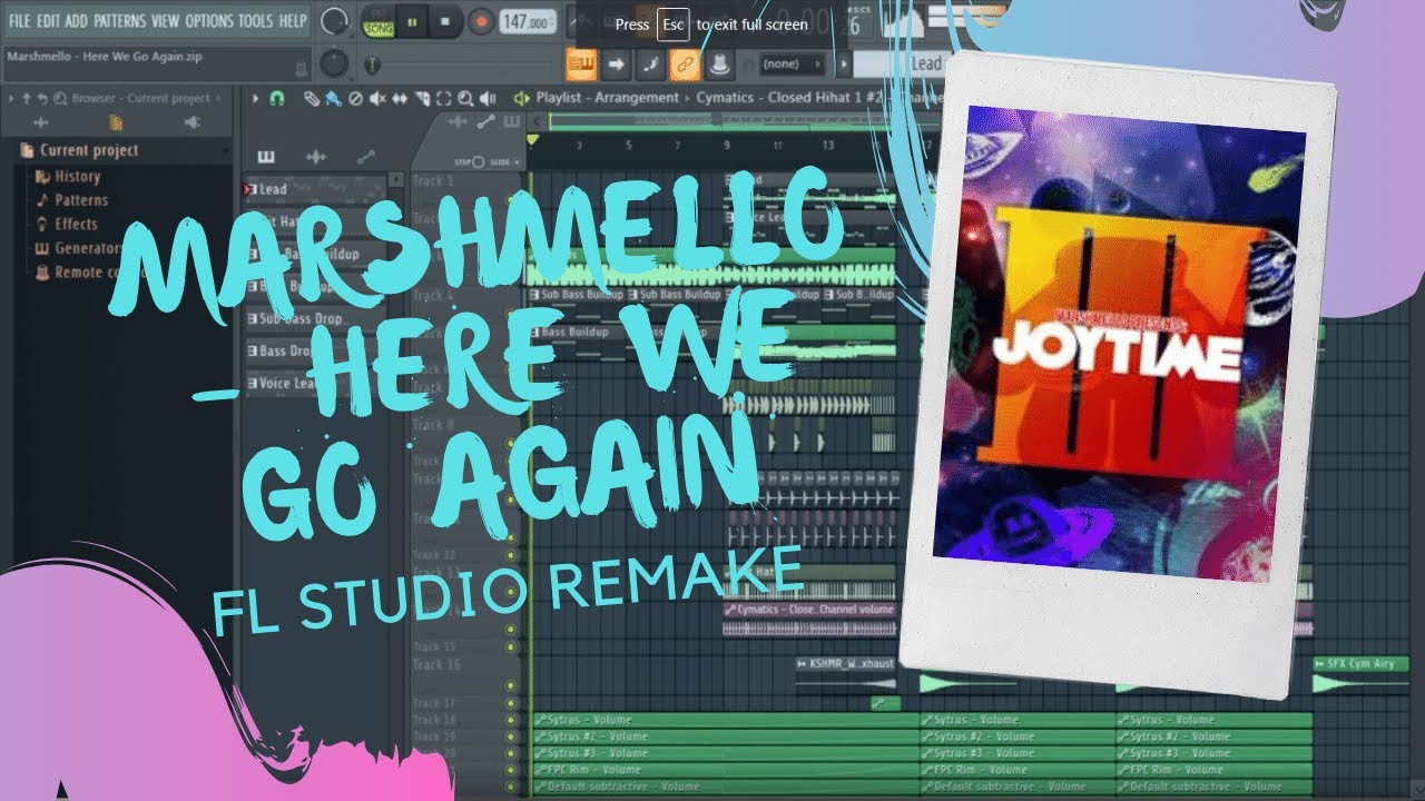 Marshmello - Here We Go Again ( FL Studio Remake ) marshmello here we ...