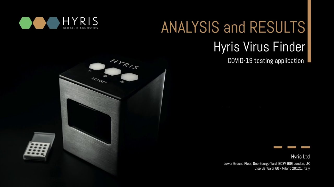 Hyris Virus Finder COVID-19 - Human Diagnostic - Analysis and Results ...