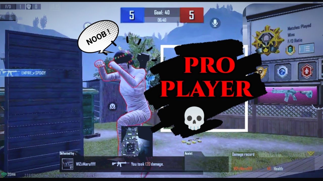 7kd pro player 💀 vs me 🙂 - YouTube