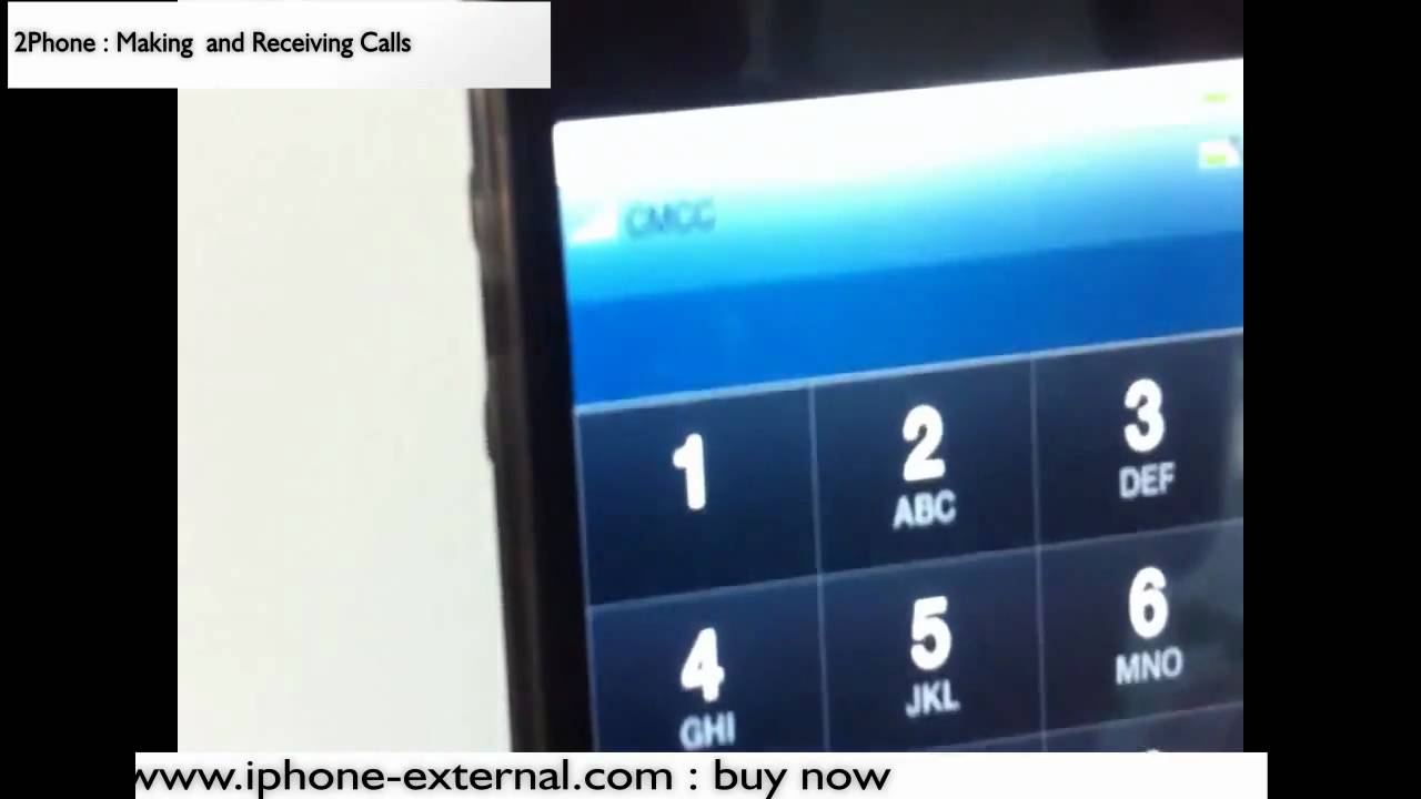 Making and receiving calls with 2Phone - YouTube