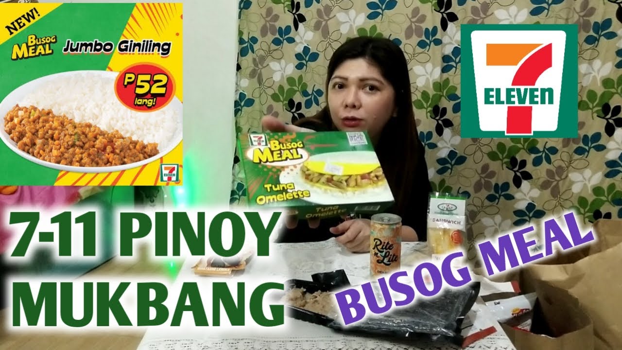 7/11 Pinoy Busog Meals Food Review - YouTube