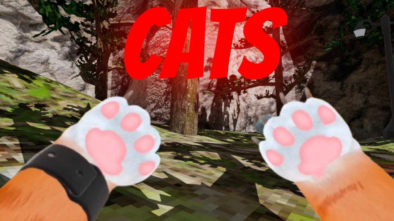 Gorilla tag added CATS... (I am cat vr) - YouTube