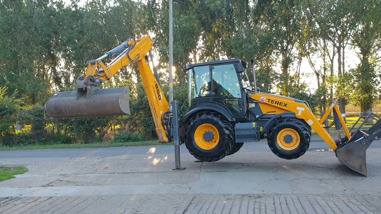 Terex 860 SX Backhoe Loader -Test Drive Working Review ...