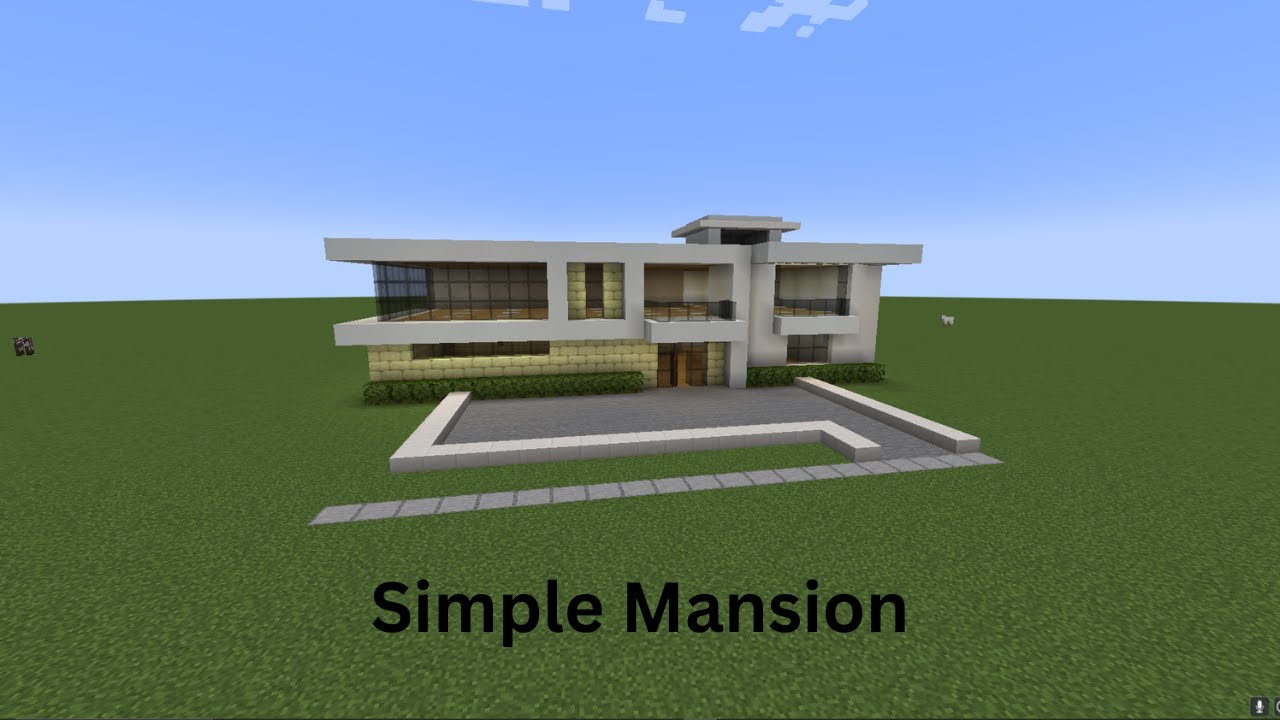How to Build a Simple Mansion | City Building - YouTube