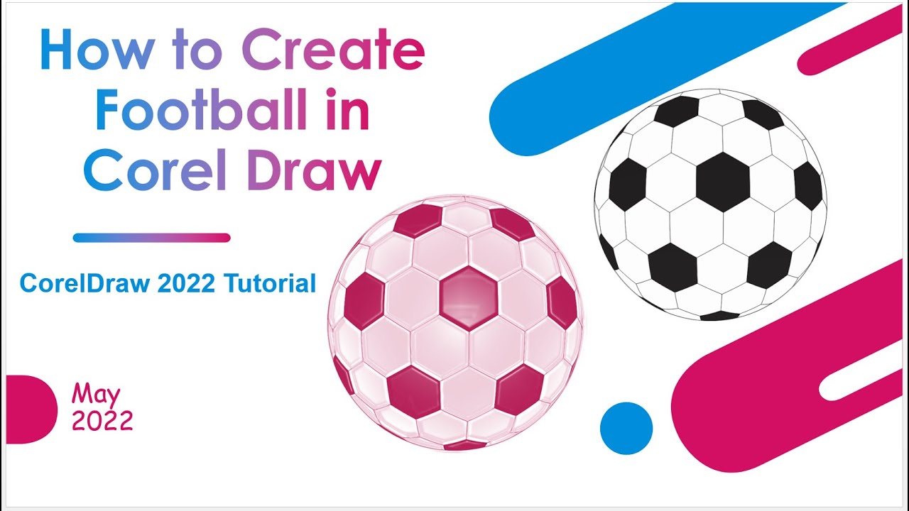 How to Create Football in Corel Draw || CorelDraw 2020 tutorial - YouTube