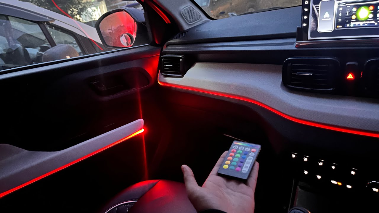 Tata Punch 2026 Ambient Lights Installation Illuminate Interior Like a ...