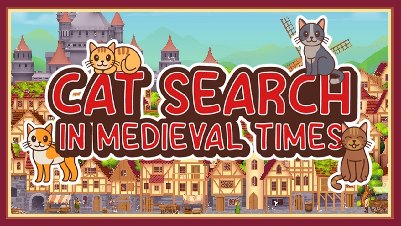 Cat Search in Medieval Times | Quick Hidden Cat Game - YouTube