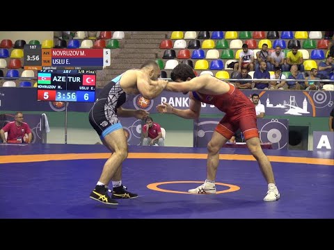 1/8 FS - 74 kg: M. NOVRUZOV (AZE) v. E. USLU (TUR)