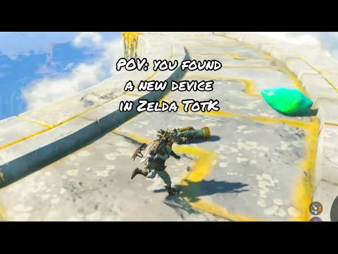 When you found a new device in Zelda TotK 😆 #tearsofthekingdom # ...