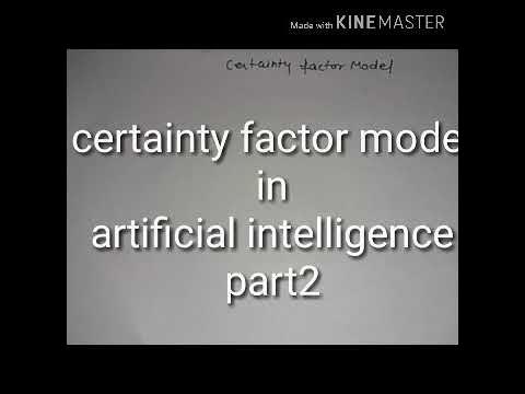 Certainty factor model in artificial intelligence part3 - YouTube