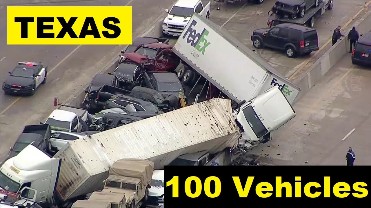 Live Coverage: Deadly Pileup in Texas 100 vehicle crash - ''Video feed ...