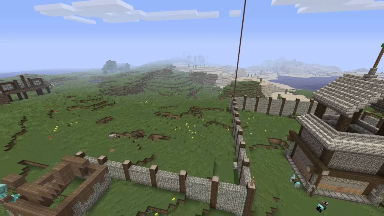 Minecraft: PlayStation®4 Edition building world - YouTube