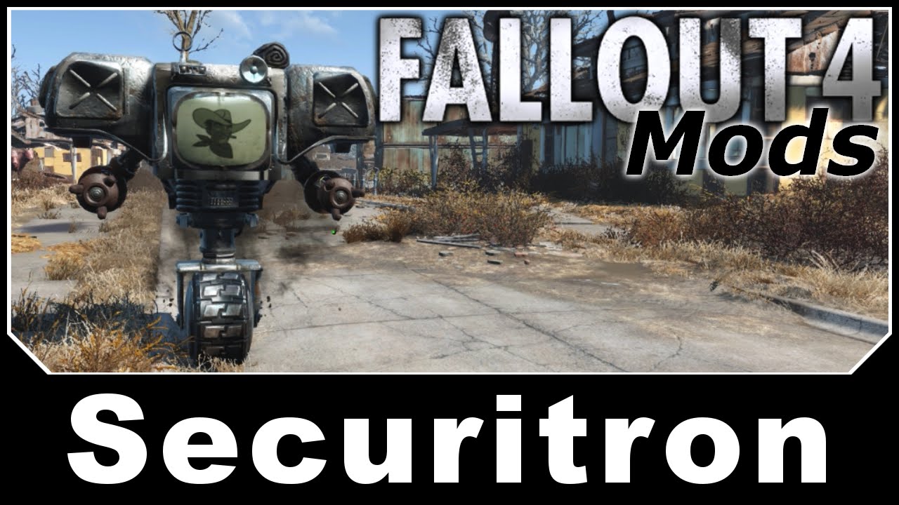 Fallout 4 Mods - Automatron Securitron - YouTube