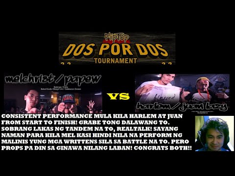 Fliptop DPD 2012 - Melchrist/Papew vs Juan Lazy/Harlem | Review Video ...