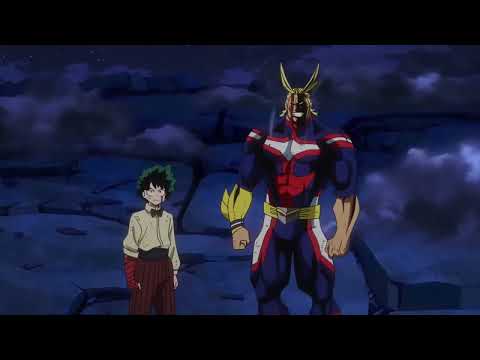 All Might and Midoriya vs Wolfram   Double Detroit Smash!!!! From Movie MHA Two Heroes | 4K60FPS |