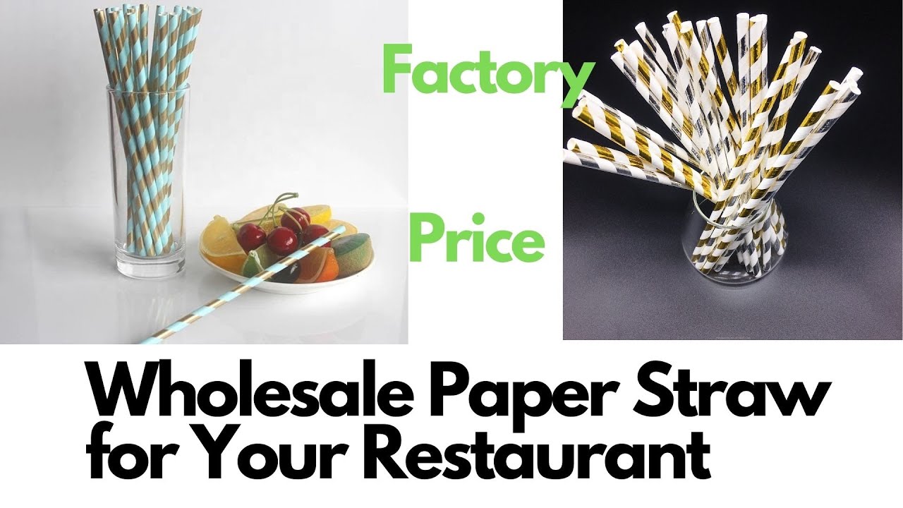 Wholesale Paper Straws - Biodegradable Paper Straw Manufacturer in ...