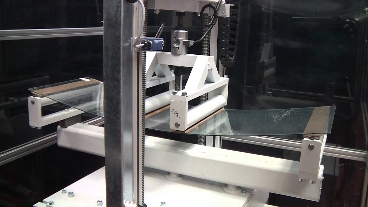 4 Point Bending Test Machine - YouTube