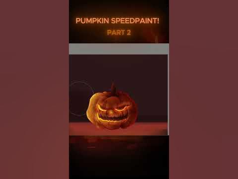 How to draw a pumpkin🎃PART 2 - SHADING! [SPEEDPAINT] - YouTube