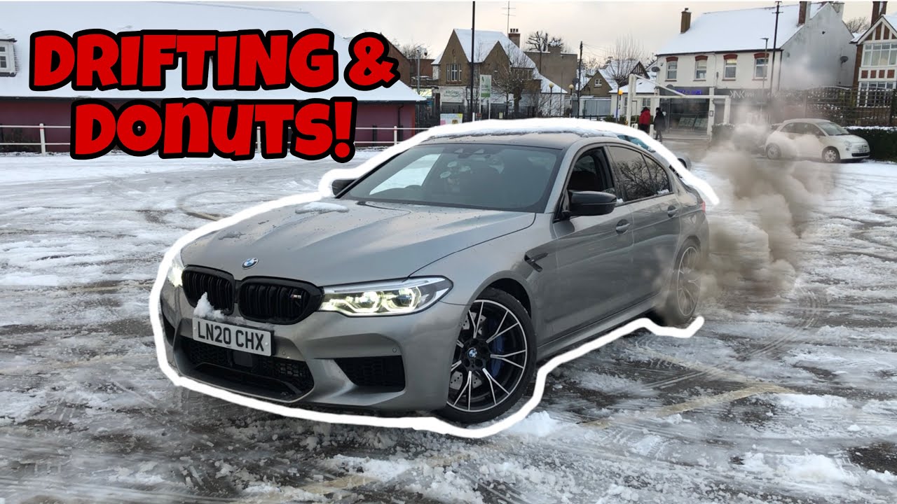 DRIFTING MY BMW M5 COMPETITION IN THE SNOW - YouTube