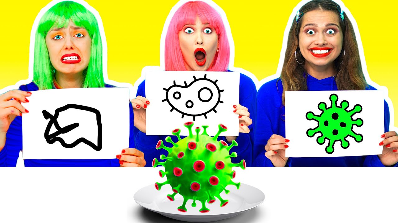 DRAW AND EAT CHALLENGE #2 | Prank Wars by ideas 4 Fun CHALLENGE - YouTube