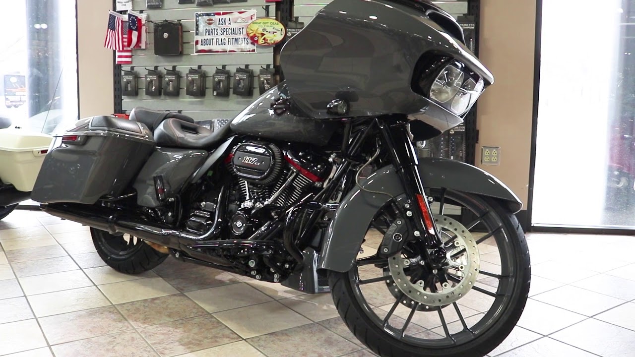 2018 CVO Road Glide Gunship Gray Walk Around Video - YouTube