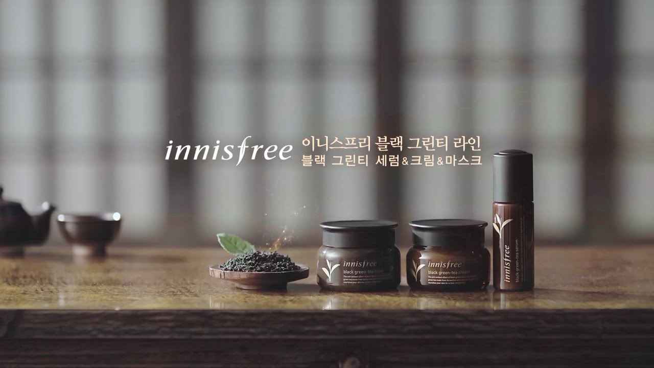 Innisfree Black-Green tea Commercial - YouTube