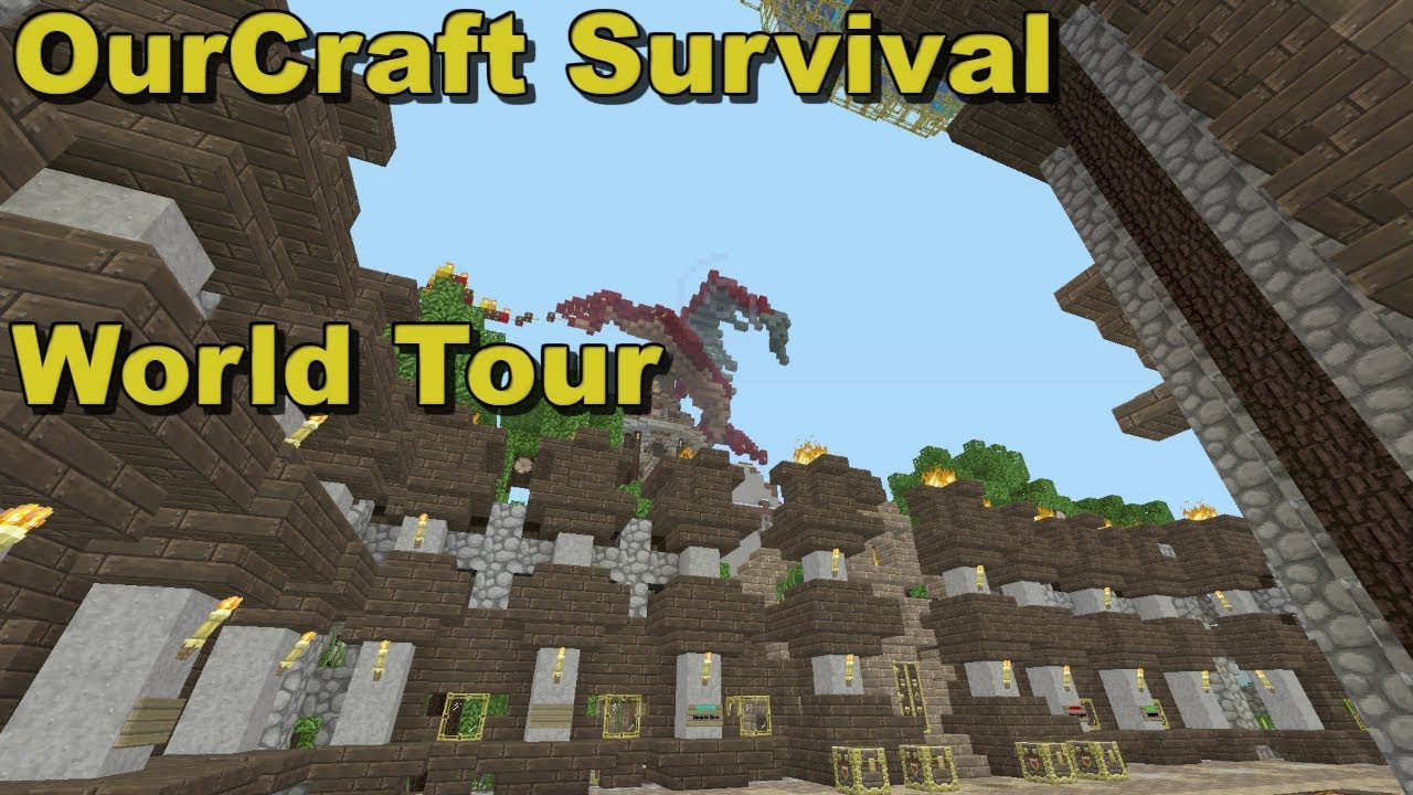 Best Minecraft Survival World Tour Ever - YouTube