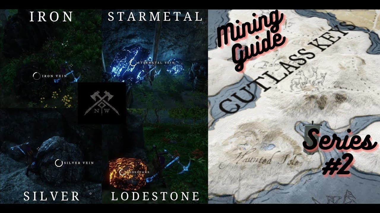 Cutless Keys !! Mining Route's !! Iron/Sliver/Lodestone and Starmetal ...