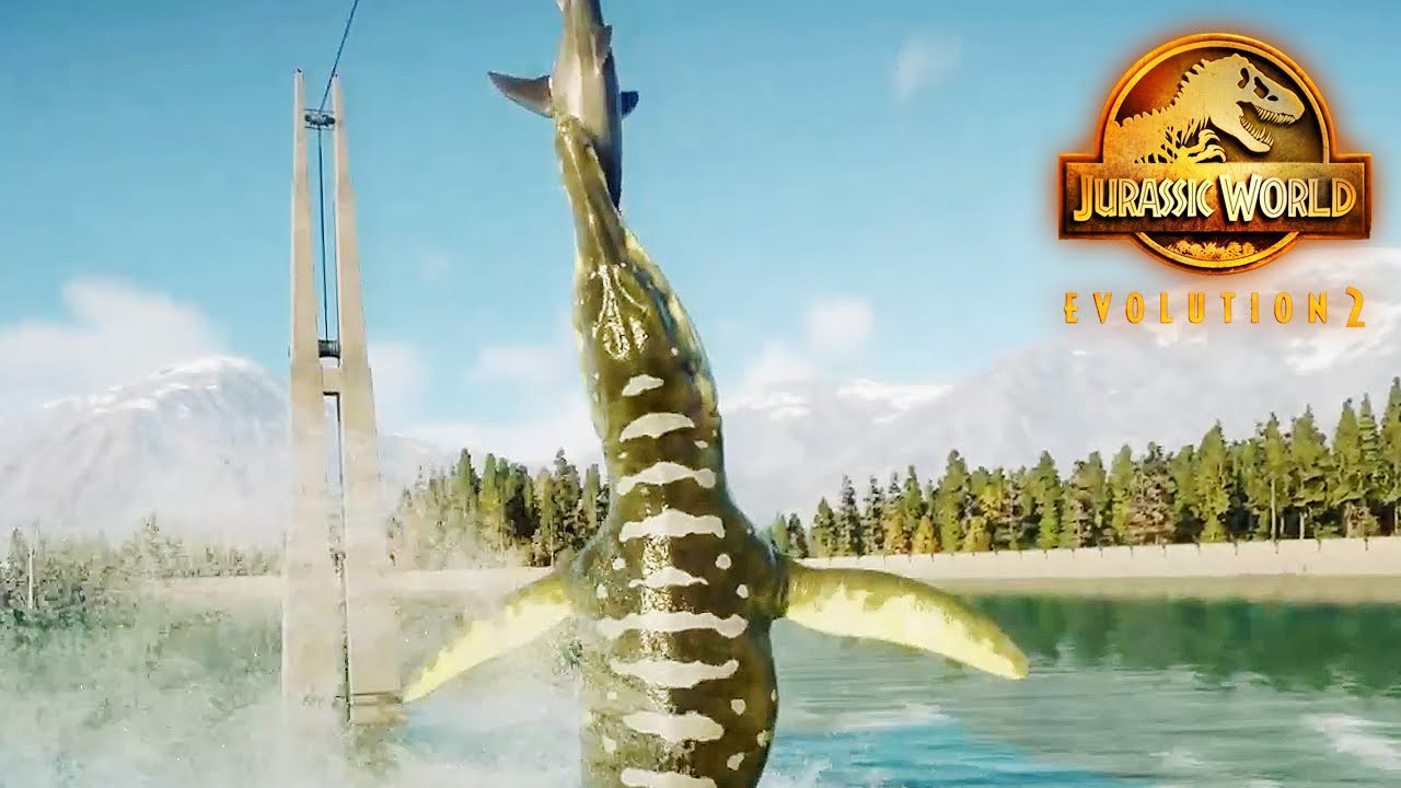 NEW KRONOSAURUS SHARK EATING ANIMATION! Jurassic World Evolution 2 ...