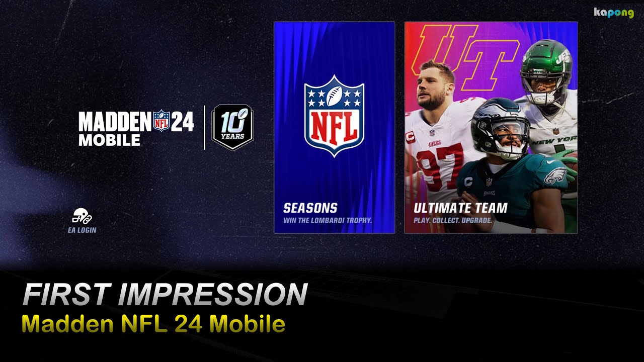 Nyoba Game Madden NFL 24 Mobile - YouTube