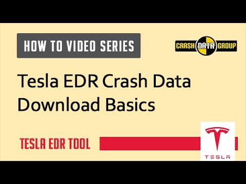 Tesla EDR Crash Data Download Basics - YouTube