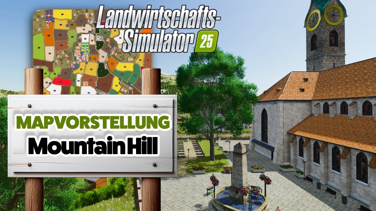 🚜LS25 Mountain Hill x4 - Landwirtschafts Simulator 25 Mapvorstellung ...